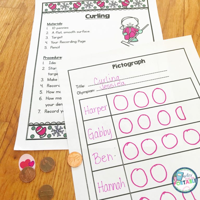 Winter Game Fun - Measurement Activities Math Center