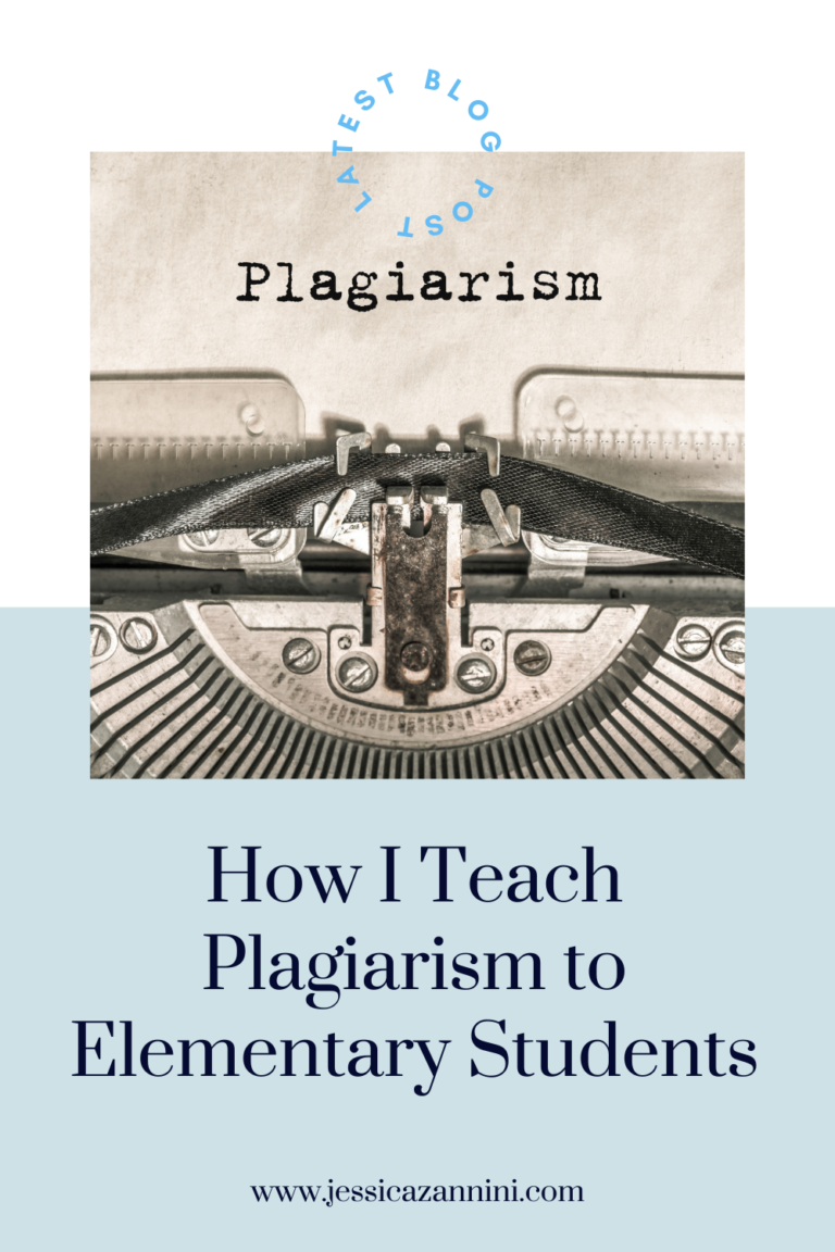 Teaching Plagiarism to Elementary Students - Notes from the Portable